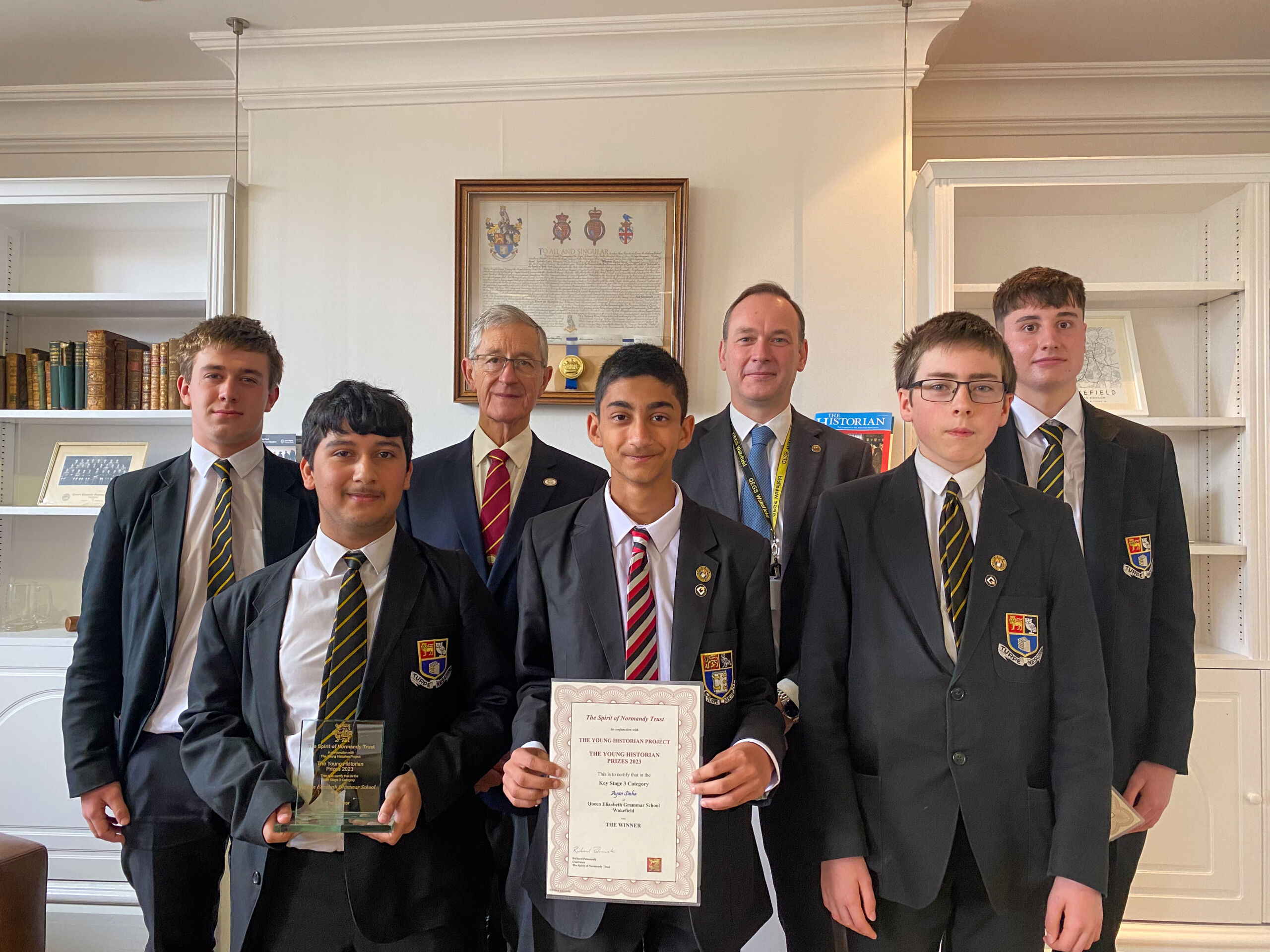 KS3 students rewrite history - Queen Elizabeth Grammar School