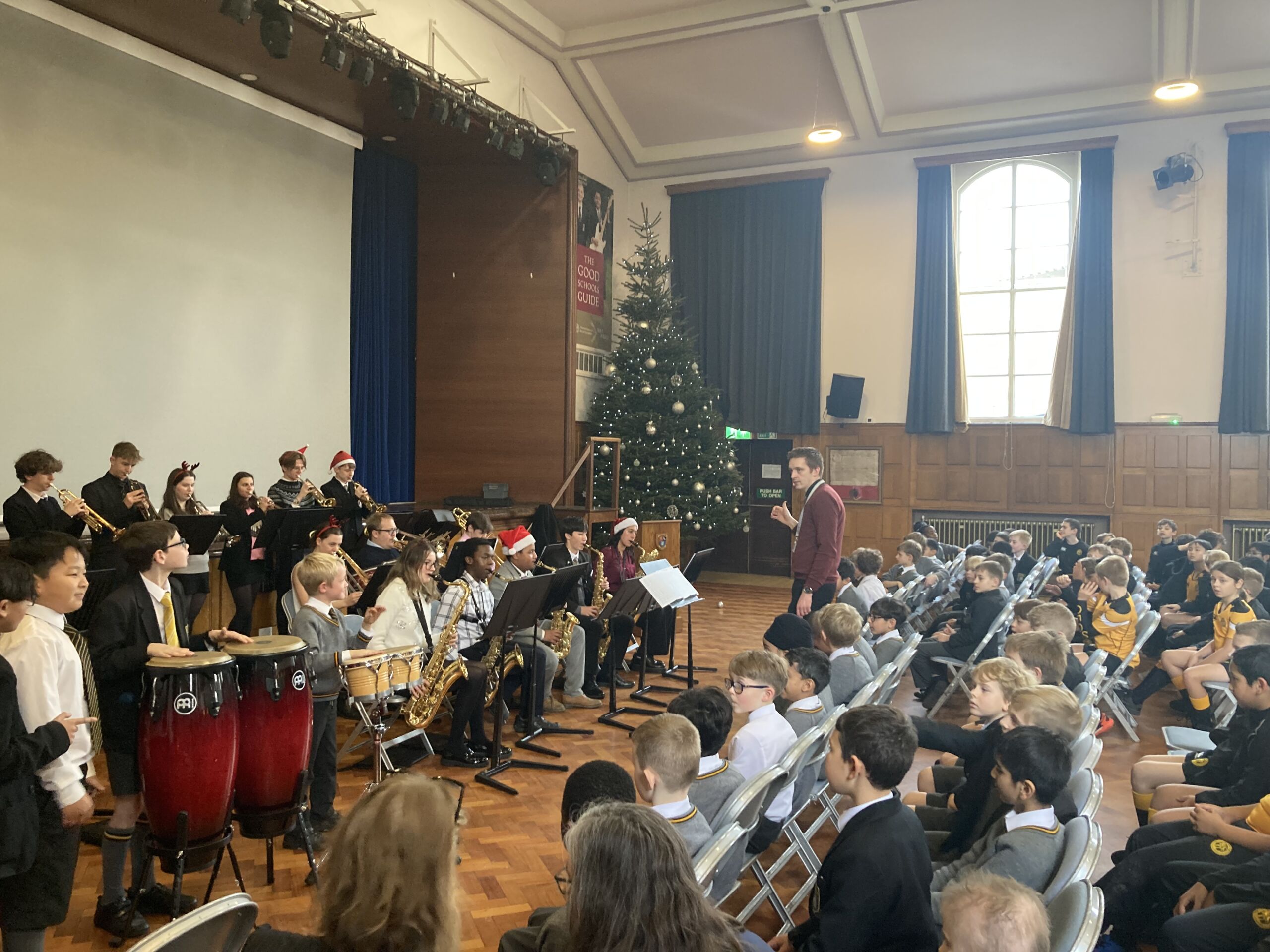 Swing Band Brings Festive Cheer with a Day of Performances - Queen ...
