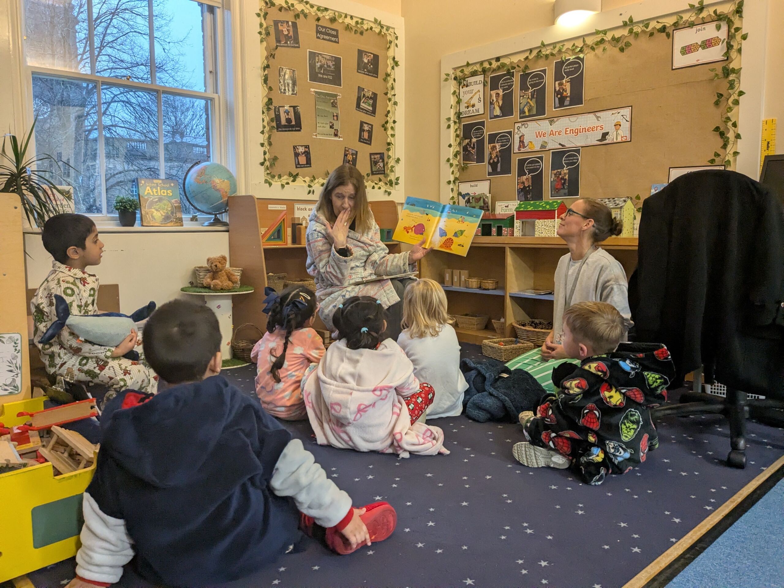 Once Upon a Time in FS2... Children Cosy Up for Bedtime Stories ...